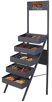 Mulch & Rock display - Garden Center