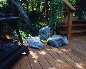 Featherock Boulder Planters - Garden Center